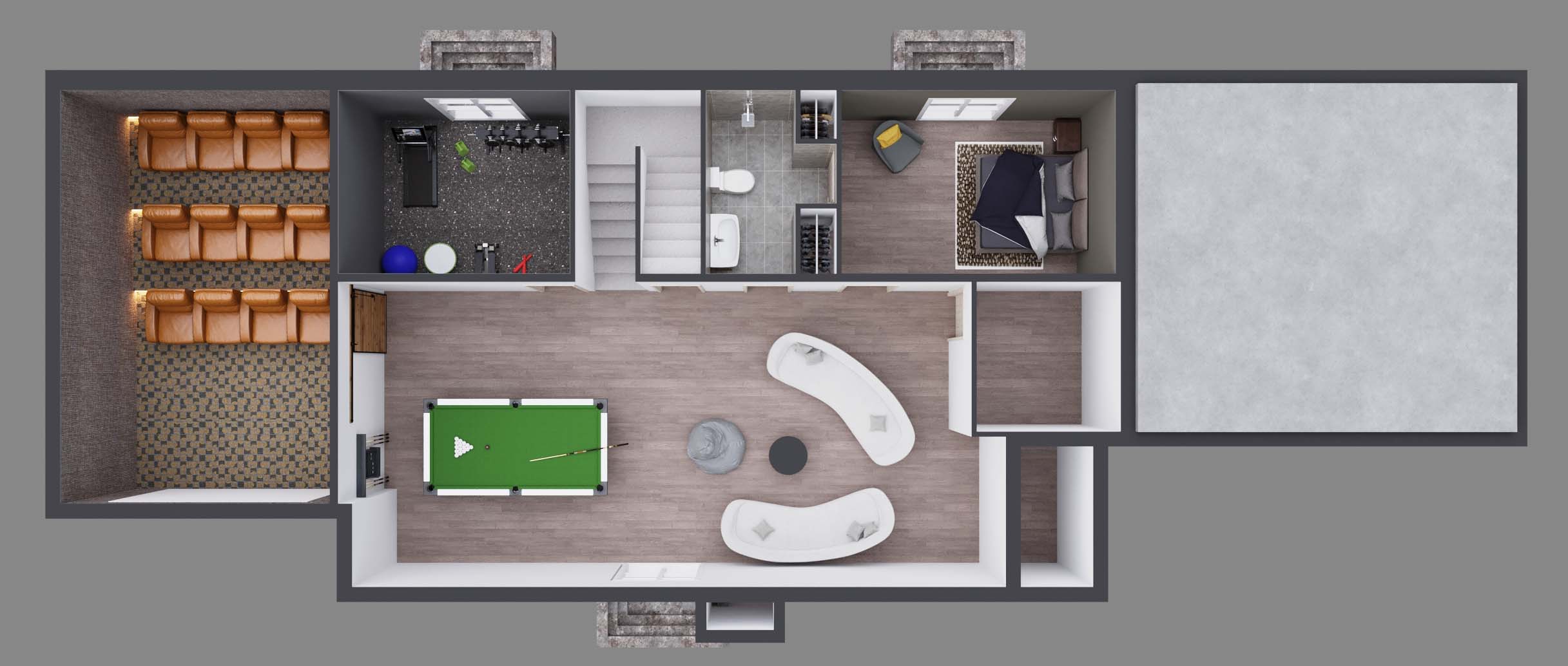 3D Floor Plan Services - Architectural 3D Floor Plan Rendering