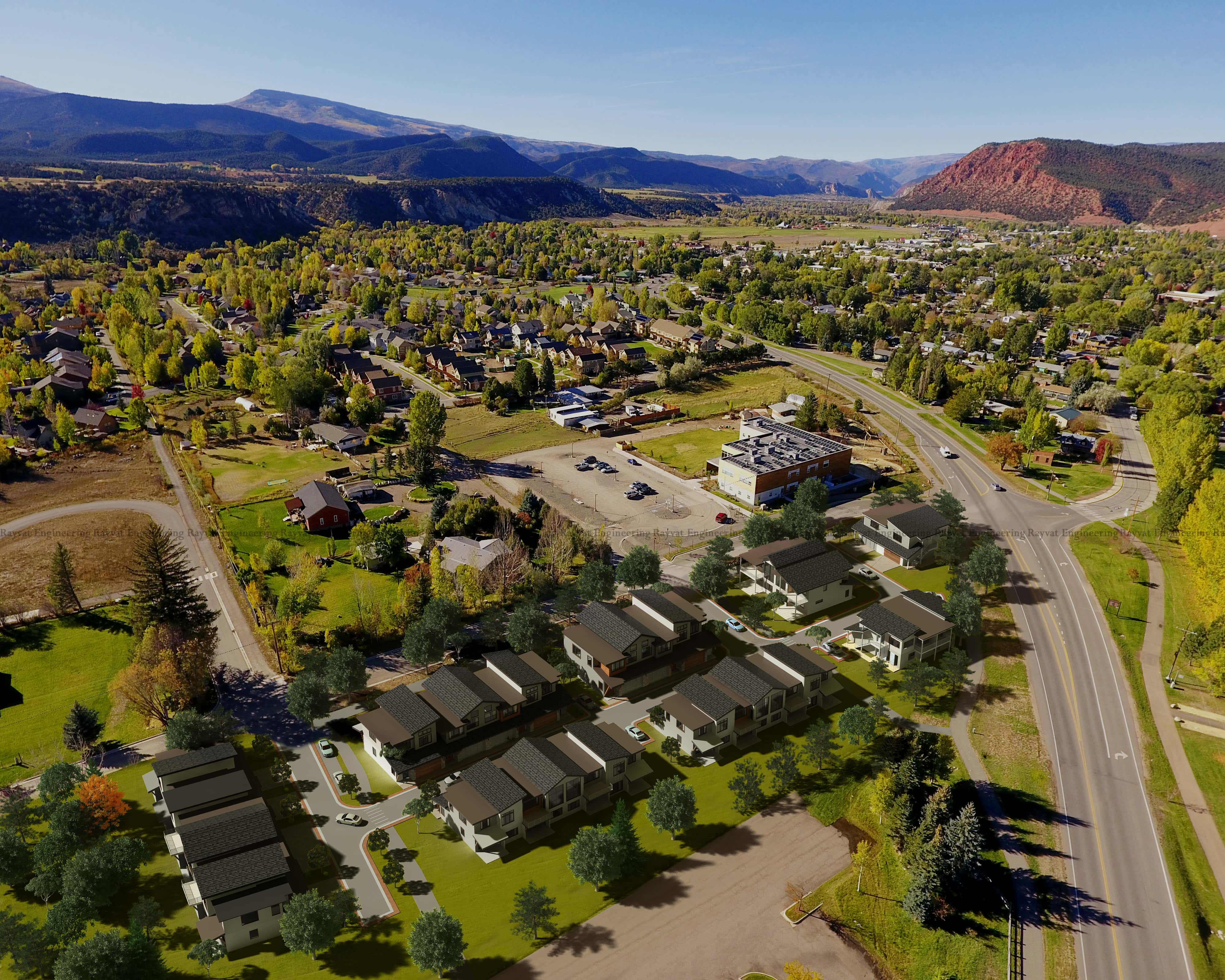 Architectural Birds Eye View Visualization | 3D Aerial View Rendering Architectural Birds Eye View Visualization | 3D Aerial View Rendering